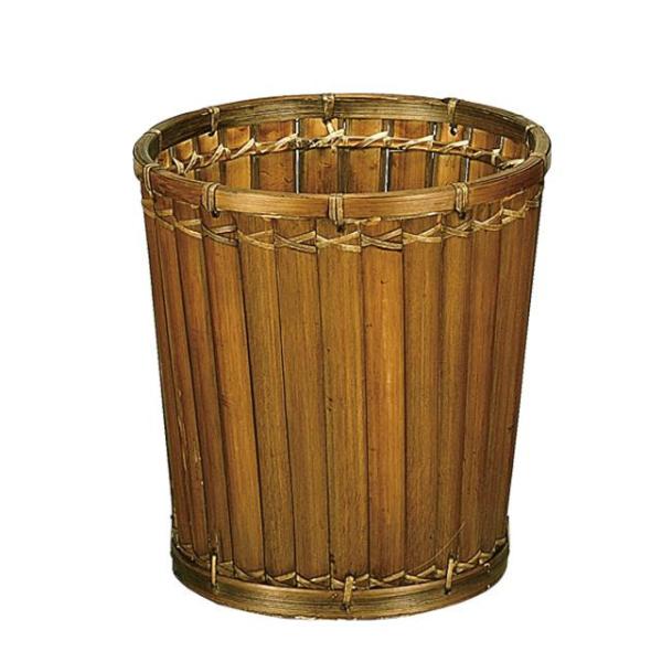 背の高い植物にぴったりのけんがい鉢。同じ竹素材でも、編み方を変えることで違った雰囲気がでるのでおもしろい。 生産国:中国 素材・材質:竹 商品サイズ:φ31×H32cm　※サプライヤー直送品　　