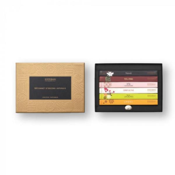 ショコラトリーに並ぶバトンショコラのような6種類のバトネ(お香)と温かみのある質感にESTEBANのロゴが刻印されたオリジナル香皿を組み合わせたコフレ。ESTEBANのエモーショナルな世界中の旅物語をお香でお楽しみください。 生産国:日本 ...