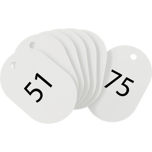 25番単位で購入できます。収納ケースとしてお使いいただける樹脂製のケース。 生産国:日本 素材・材質:再生樹脂 商品サイズ:W31×D46×H2.5mm 重量:3.1g セット内容:51~75番(25枚)、樹脂製のケース　※サプライヤー直送品　　