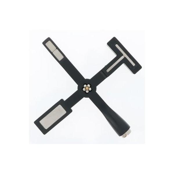 これひとつでマグネットジェルでのパターンが5通り作れる強力マグネット。マグネットジェルの硬化前に本品をかざして柄を作り、ライトでジェルを硬化してください。 生産国:中国 素材・材質:磁石、ABS　※サプライヤー直送品　　