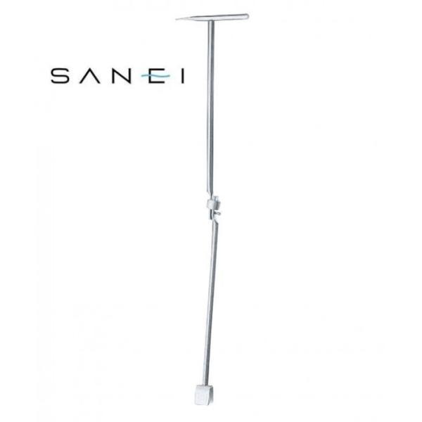 水栓の取替え、修繕などの時に。ご家庭の上水道元栓を開閉するキーです。ハンドルのない止水栓用(長方形)。伸ばして長さが48cmになります。 生産国:日本 素材・材質:鉄　※サプライヤー直送品　　