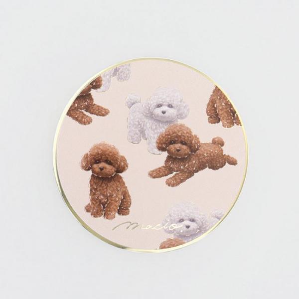 約38gの軽量ミラー!コンパクトサイズなのでお出かけ先でのメイク直しに!等倍鏡と拡大鏡の2面鏡タイプです。卵より軽い、持ち運びに便利なコンパクトミラー!等倍鏡は高反射の鏡を使用し、鮮明度UP!ふんわりタッチのアニマルイラストに癒される。 生...