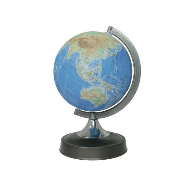 収納性のよい、エントリーモデルです。表記数は大型モデルと同水準、充実した実用性を備えています。台座もワンランク上のクラスを使用し、安定性とインテリア性に優れた地球儀です。 生産国:日本 商品サイズ:球径:21cm 付属品:日本地図　※サプラ...