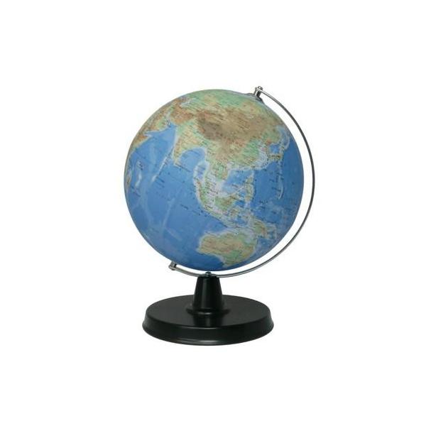 収納性のよい、エントリーモデルです。クローム仕上げのホルダーと、つや消しブラックのABS樹脂製台座で構成された、堅牢で実用的な仕様です。 生産国:日本 商品サイズ:球径:21cm 付属品:日本地図　※サプライヤー直送品　