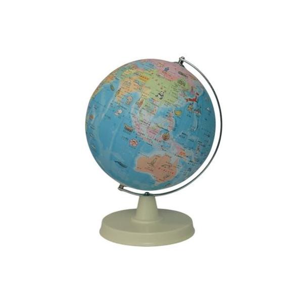 収納性のよいエントリーモデルです。クローム仕上げのホルダーと、アイボリーのABS樹脂製台座で構成された、堅牢で実用的な仕様です。 生産国:日本 素材・材質:台座:ABS樹脂 商品サイズ:球径:21cm 付属品:日本地図　※サプライヤー直送品　