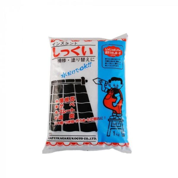 日本古来の左官材料で、でき上がりの美しさが特徴です。従来のしっくいに比べ接着性に富み、施工が簡単な補修材です。壁の塗り替え、屋根瓦、スレート、煙突等のヒビ割れ、スキ間補修に。 生産国:日本 商品サイズ:210×160×厚45mm 重量:10...