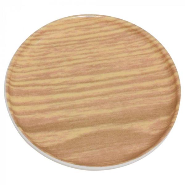 木目プリント布地を使用した布貼りトレイです。スタッキングできるのですっきり収納できます。 生産国:日本 素材・材質:不飽和ポリエステル樹脂 商品サイズ:直径100mm 仕様:電子レンジ:不可食器洗浄機:不可食器乾燥機:不可　※サプライヤー直...