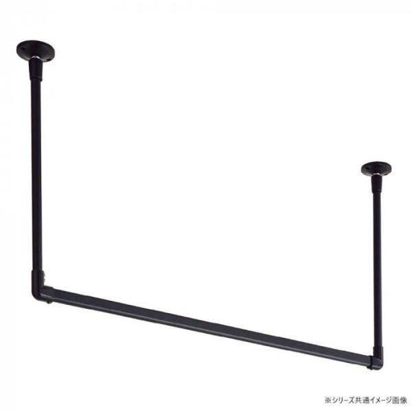 「ハンギングバーH-2」専用の天井付Cタイプセットです。 生産国:日本 商品サイズ:900×170mm セット内容:本体バー1本、天井ブラケット2コ、天井吊りポール2本、天井Lジョイント2コ、六角レンチ1本、取付ネジ(ナベ3.5×35mm)...