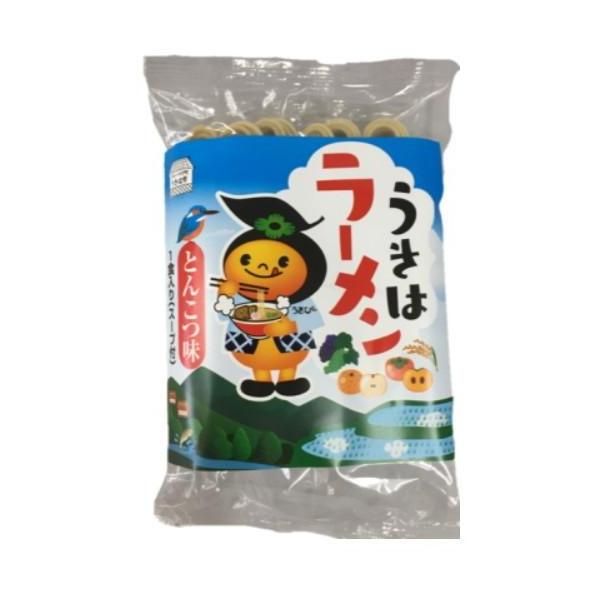 商品名の「うきはラーメン豚骨(太麺)1食」は、うきは市のキャラクター・うきピーから着想を得た人気の一品です。合成保存料を使用せず、約60時間熟成されたノンフライ麺が特徴的です。お土産としても最適な豚骨味のラーメンは、乾麺ながら生麺と同様の食...
