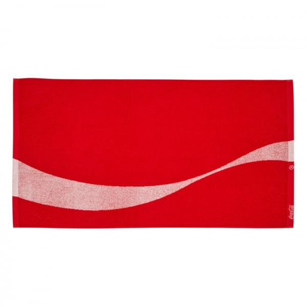 毛這いジャガード織のコカ・コーラデザインのレジャータオルM(リボン)です。 生産国:中国 素材・材質:綿100% 商品サイズ:60×110cm 仕様:COCA-COLACOKEthe Contour Bottle Designthe Red...