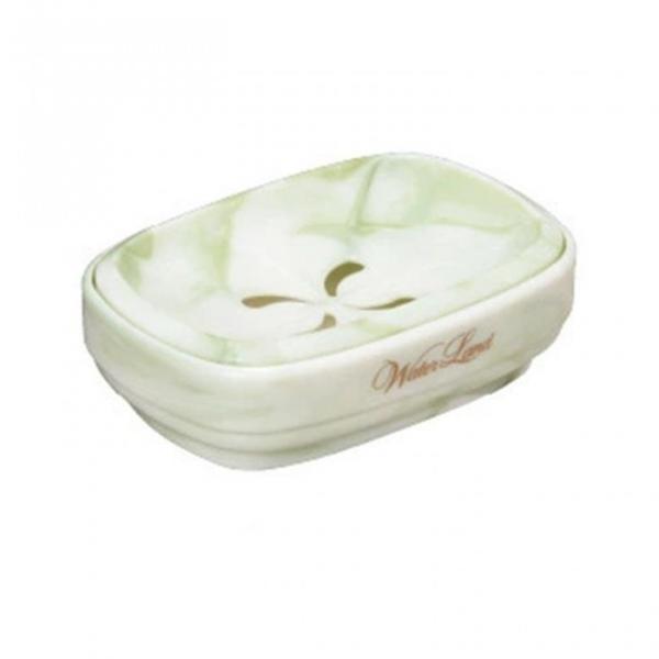 本体と受け皿は取り外して洗えますので、隙間汚れも洗いやすく、お掃除簡単です。カビ、ぬめり防止加工が、施されていますので日々のお手入れ簡単です。 生産国:日本 素材・材質:ポリプロピレン 商品サイズ:外寸:横15×縦10×高4.5cm　※サプ...