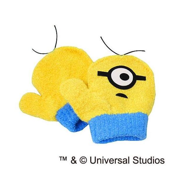 ミニオンデザインのなりきりミトン手袋です。 生産国:日本 素材・材質:アクリル、ナイロン、その他 商品サイズ:トドラーサイズ 仕様:幼児用TM&amp;(C)Universal Studios　※サプライヤー直送品　