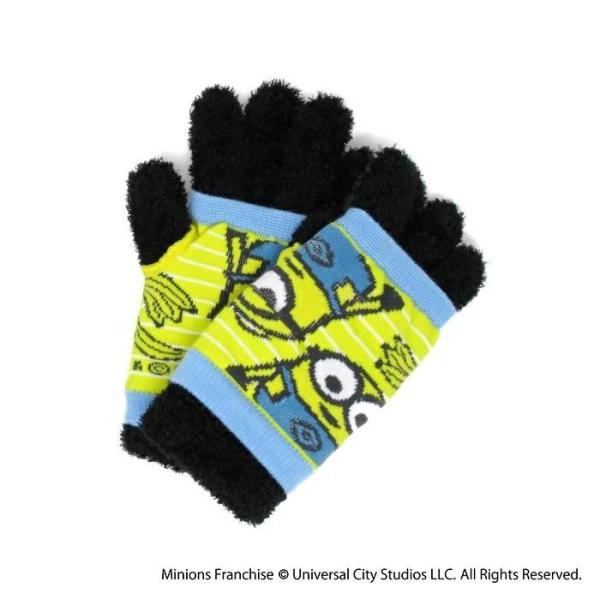ミニオンデザインのレイヤード手袋です。 生産国:中国(原産国) 素材・材質:ポリエステル、綿、ポリウレタン 商品サイズ:子供フリーサイズ 仕様:子供用Minions Franchise (C)Universal City Studios L...