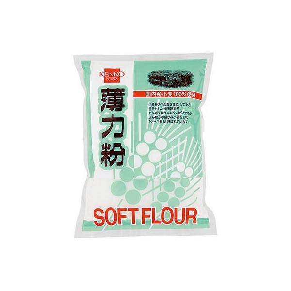 国内産小麦粉を100%使用した薄力粉です。ケーキ・クッキー・蒸しパンなどのお菓子作り、天ぷらなどにご利用ください。 生産国:日本 内容量:500g セット内容:薄力粉(500g)×10袋 賞味期間:365日　※サプライヤー直送品　　