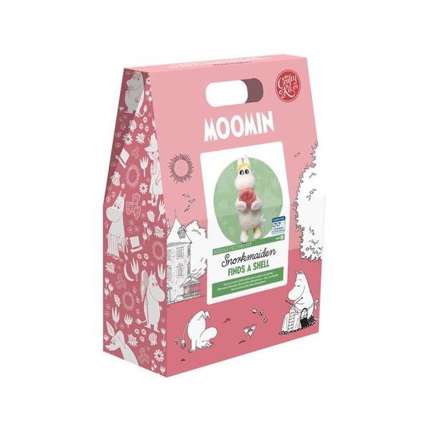 おうち時間が楽しくなるニードルフェルトと刺繍のキットです。かわいらしいデザインなだけでなく、環境に配慮した素材で作られています。 生産国:スコットランド 素材・材質:コリデールウール 商品サイズ:約200mm 仕様:(C)Moomin Ch...