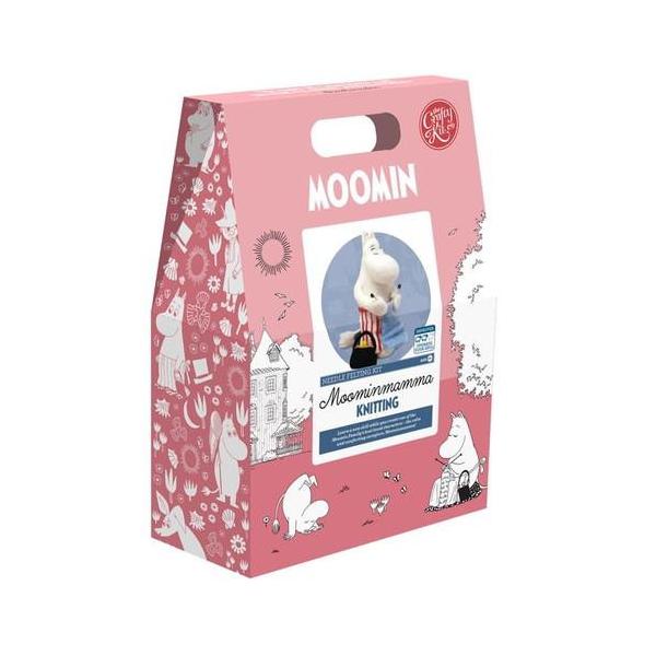 おうち時間が楽しくなるニードルフェルトと刺繍のキットです。かわいらしいデザインなだけでなく、環境に配慮した素材で作られています。 生産国:スコットランド 素材・材質:コリデールウール 商品サイズ:約170mm 仕様:(C)Moomin Ch...