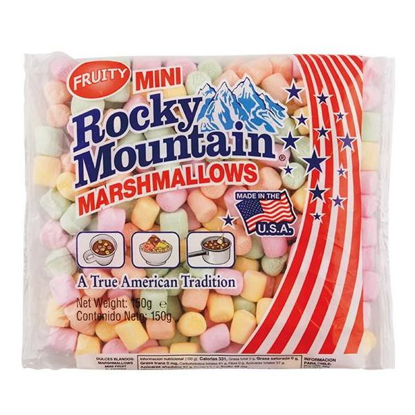 レモン、ライム、オレンジ、ストロベリーの4種類の味のマシュマロをお楽しみください。 生産国:アメリカ合衆国 商品サイズ:16×19×5.5cm 重量:165g 内容量:150g 賞味期間:450日　※サプライヤー直送品　　