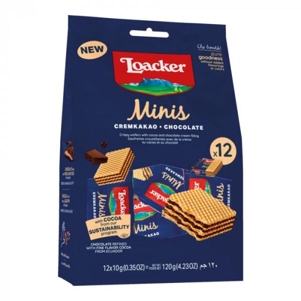 エクアドル産の香り豊かなカカオから生まれたチョコレートクリームを、ウエハースでサンド。 生産国:イタリア 商品サイズ:幅124×奥行66×高さ195mm 重量:131g 内容量:120g 賞味期間:540日　※サプライヤー直送品　　