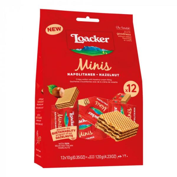 自社ローストしたイタリア産ヘーゼルナッツのクリームを、クリスピーウエハースでサンド。 生産国:イタリア 商品サイズ:幅124×奥行66×高さ195mm 重量:131g 内容量:120g 賞味期間:540日　※サプライヤー直送品　　