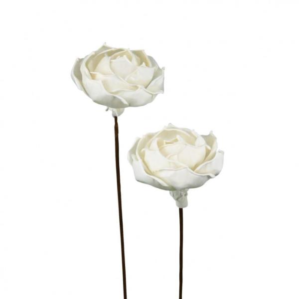 100%天然のソラの木を使用した淡い色合いのクラフトフラワーです。 生産国:日本 素材・材質:ソラフラワー・ワイヤー 商品サイズ:(約)奥行60×幅60×高さ450mm 重量:1本当:6.6g セット内容:1束/2本　※サプライヤー直送品　　