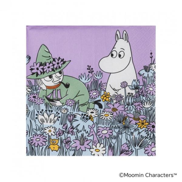ムーミンの物語が大切にしている「愛」「友情」「絆」をテーマにしたコレクションです。冒険好きなスナフキン、ムーミン、リトルミイの3人の姿が描かれています。 生産国:フィンランド 素材・材質:紙 商品サイズ:33×33cm 仕様:(C)Moom...