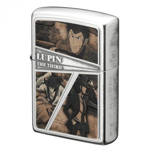 TVアニメ「ルパン三世PART6」のオープニング映像より、ルパン・次元・五ェ門のワンシーンを切り取った、シックでスタイリッシュな大人感のあるルパンZIPPOライター。フレームごとにキャラクターを立体的に加工し、ZIPPOにはめ込むことで一体...