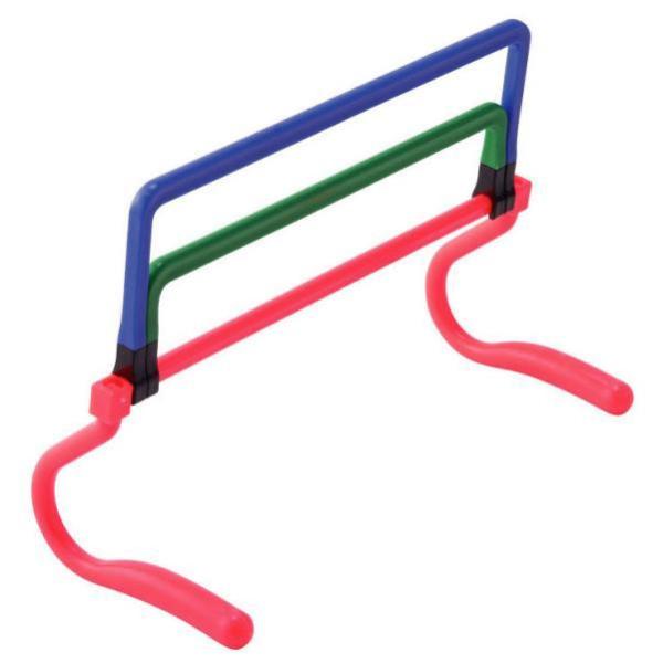 プラスチック製で、当たっても倒しても安全!軽量・コンパクトなステップハードルです。コンパクトに折り畳みが出来るので、移動・収納もラクラクです。高さや幅の違う形状でトレーニングを行えば、少数量・省スペースでも十分に効果を得ることができます。横...