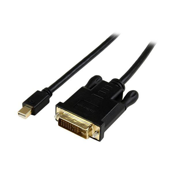 【商品名】 （まとめ） StarTech.com Mini DisplayPort-DVI変換アクティブアダプタケーブル ブラック 91cm オス／オス1920×1200 MDP2DVIMM3BS 1本 【×3セット】