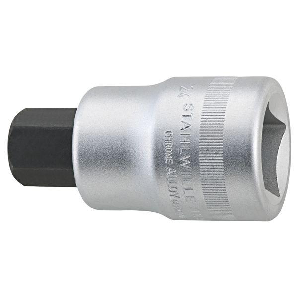 【商品名】 STAHLWILLE スタビレー 1 インチサイズSQ ショートヘックスビットソケット 19mm 全長85mm 64-19 工具 ツール DIY 作業工具 【ジャンル・特徴】 STAHLWILLE スタビレー ソケット そけっと...
