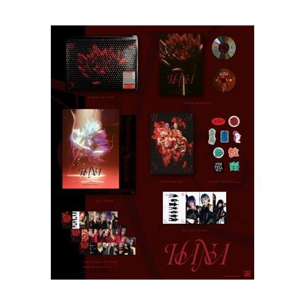 初回特典のポストカード付属ですHANA待望の1stアルバム『HANA』初回生産限定盤:CD+BD+オリジナルケース+フォトブック+大型ポストカード+メンバー口癖ステッカー