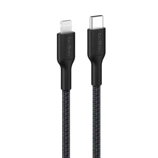 【発売日：2025年07月31日】CAA022fq1MBK belkin CAA022fq1M ベルキン BoostCharge Pro USB-C to Lightning 編組ケーブル 1M ブラック