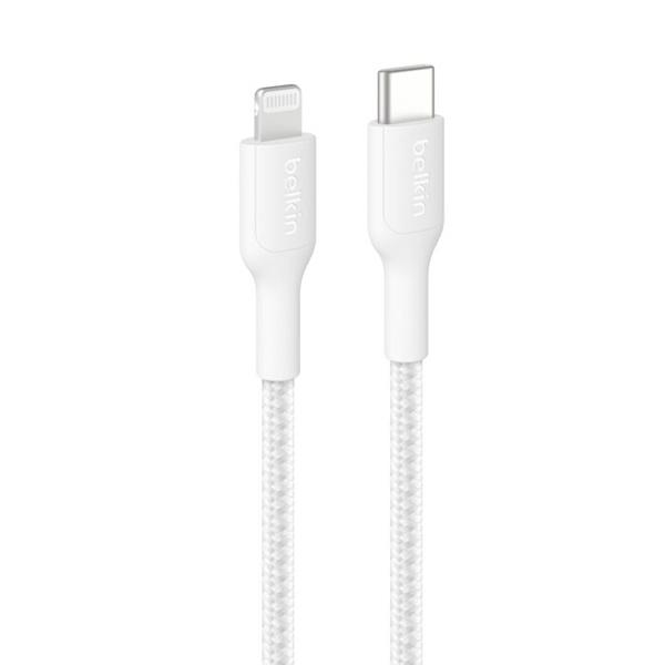 【発売日：2025年07月31日】CAA022fq1MWH belkin ベルキン BoostCharge Pro USB-C to Lightning 編組ケーブル 1M ホワイト