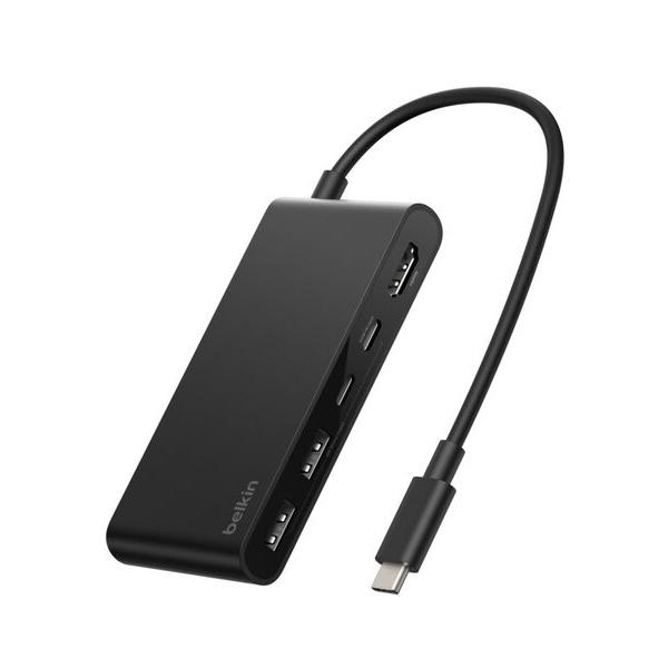 【発売日：2025年12月31日】AVC022fqBK belkin AVC022fq ベルキン Connect 5ポート USB-C ハブ デュアル USB-Cポート搭載