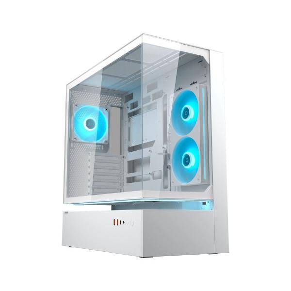 【発売日：2025年10月31日】CGR-2DA4W COUGAR CGR-2DA4 CGR2DA4W CGR2DA4 CFV235 White ミドルタワーケース ホワイト 独自のCFV構造 パノラマデザイン Unity 240 ARGB...