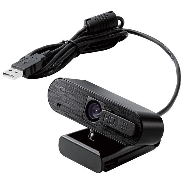 【発売日：2020年11月26日】UCAM-C820ABBK ELECOM UCAM-C820AB UCAMC820ABBK エレコム UCAMC820AB Webカメラ 200万画素 オートフォーカス Full HD 内蔵マイク付 ブラック