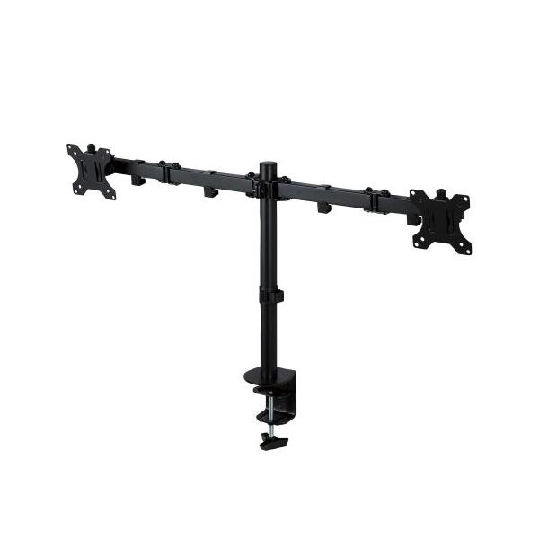 【発売日：2022年10月13日】DPA-DL03BK ELECOM DPA-DL03 DPADL03BK エレコム DPADL03 モニターアーム ディスプレイアーム ダブルアーム ロング ブラック