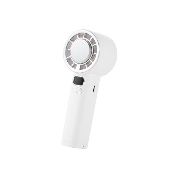 【発売日：2026年04月12日】FAN-U264WH ELECOM FANU264WH エレコム ハンディファン ナトリウムイオン電池 冷却プレート付 10段階調整 ストラップ付 USB Type-C充電 ホワイト