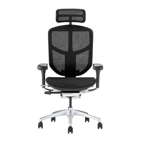 【発売日：2026年02月26日】389592 Ergohuman 38959 EJ2-HAM-BF-BK PU エルゴヒューマン エンジョイII ハイタイプ ブラックフレーム ブラック