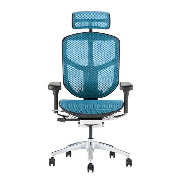 【発売日：2026年02月26日】389595 Ergohuman 38959 EJ2-HAM-BF-BL PU エルゴヒューマン エンジョイII ハイタイプ ブラックフレーム ブルー