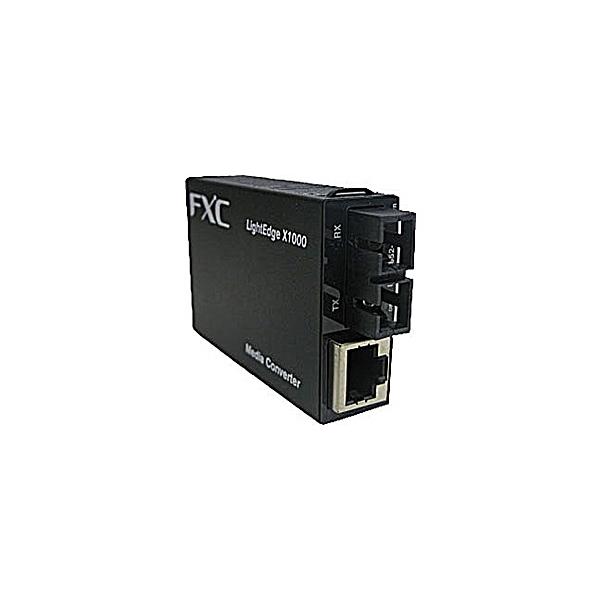 LEX1852-005-ASB5 FXC LEX1852-005 LEX1852005ASB5 LEX1852005 10 100 1000BASE-T to SX 2芯SC、MMF550m メディアコンバータ + 同製品SB5バンドル