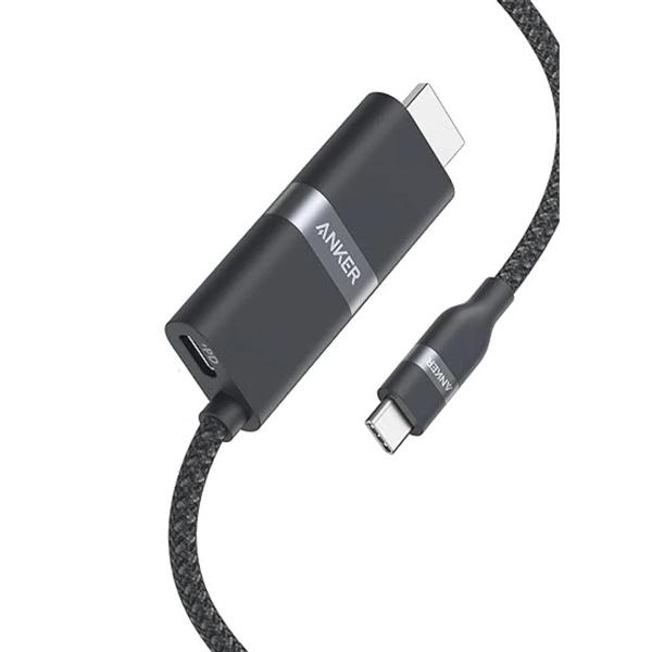 A87E1012 アンカー・ジャパン A87E101 Anker アンカー ジャパン Nano USB-C &amp; HDMI ケーブル 4K 高耐久ナイロン 140W 1.8m