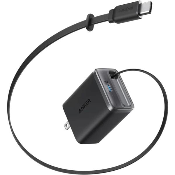 A2658N11 アンカー・ジャパン A2658N1 Anker アンカー ジャパン Nano Charger 35W 巻取り式 USB-Cケーブル ブラック