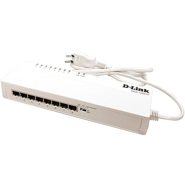 【発売日：2017年05月12日】DGS-1008TP/A1 D-Link DGS-1008TP DGS1008TPA1 ディーリンクジャパン DGS1008TP A1 ループ検知遮断機能搭載 10 100 1000BASE-T*8ポート ...