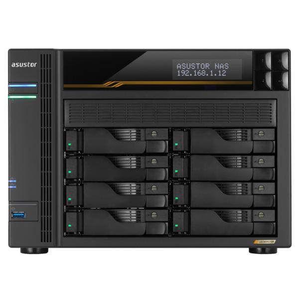 【発売日：2025年10月17日】AS6808T ASUSTOR AS6808 LOCKERSTOR 8 Gen3 8ベイ AMD Ryzen V3C14 クアッドコア搭載NAS