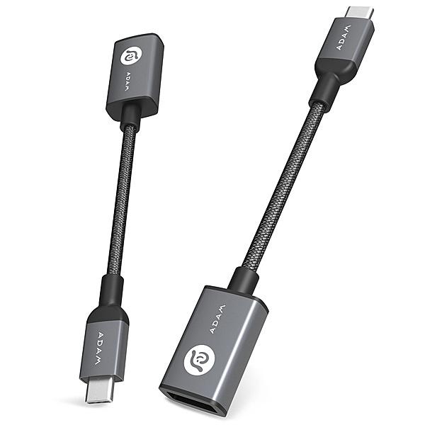 【発売日：2020年03月03日】AAPADF13GY ADAM Elements ADAM Elements USB Type-C USB3.0 Standard-A変換アダプター グレー