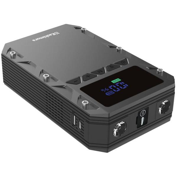 KD-284 カシムラ KD-28 KD284 KD28 電動コンプレッサー付きジャンプスターター 6000mAh ブラック