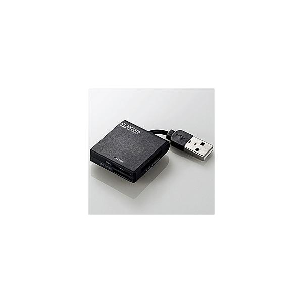 【発売日：2011年05月27日】MR-K009BK ELECOM USB 48in1 ブラック MR-K009 MRK009BK エレコム MRK009 USB2.0 1.1 ケーブル固定メモリカードリーダ 43+5メディア