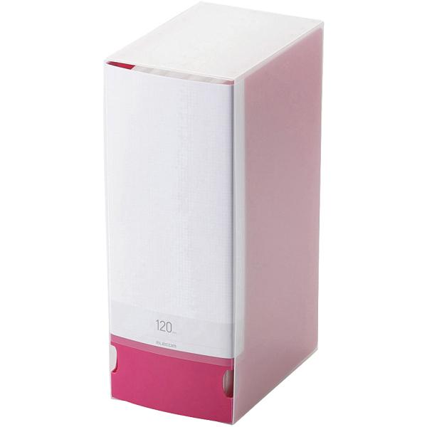 【発売日：2015年01月23日】CCD-FB120PN ELECOM CCD-FB120P CCDFB120PN エレコム CCDFB120P CD DVD Blu-ray対応ファイルケース 120枚収納 ピンク