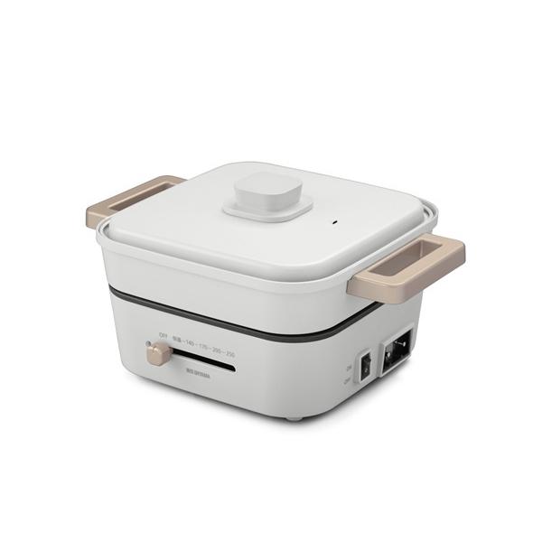 【発売日：2020年09月24日】IGU-P3-H アイリスオーヤマ IGU-P3 IGUP3H IGUP3 グリル鍋 3枚プレート ライトグレー