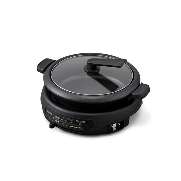 【発売日：2021年09月01日】IGU-B3-B アイリスオーヤマ IGU-B3 IGUB3B IGUB3 グリルなべ 3枚プレート ブラック